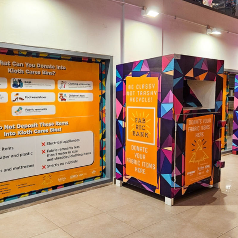 Kloth Cares Bins @ Sunway Velocity - Elevate your Lifestyle